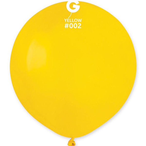 Gemar Yellow Balloons 19"