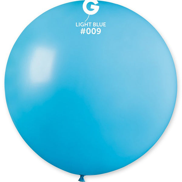 Gemar Light Blue Balloon 31"