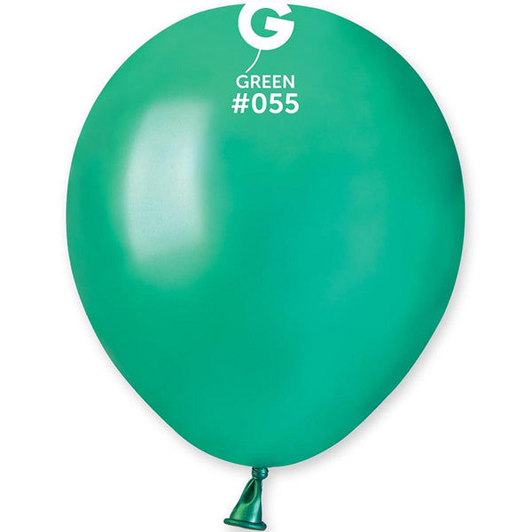 Gemar Green Balloons 5"