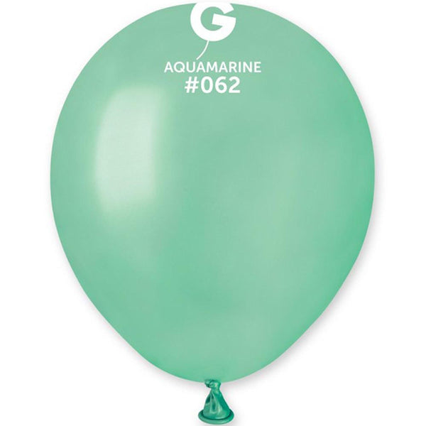 Gemar Aquamarine Balloons 5"