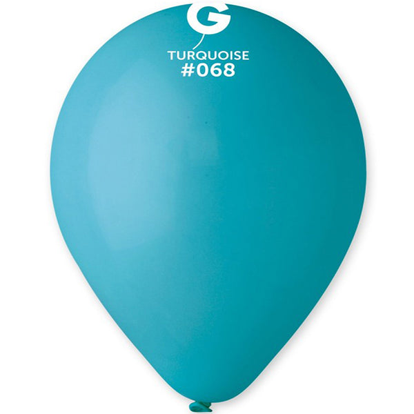Gemar Turquoise Balloons 12"